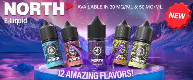 North Vape | Rechargeable, Disposable Vape With Over 40 flavors!