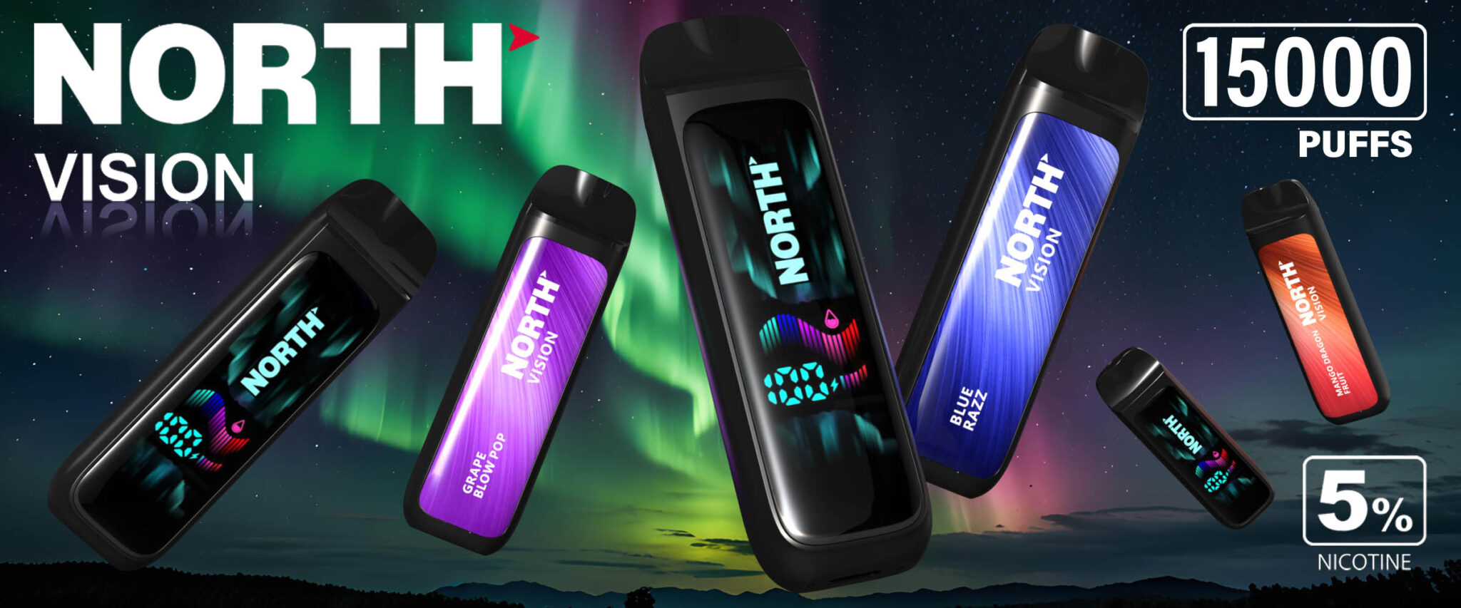 North Vision | See the pinnacle of vaping luxury with North Vision!