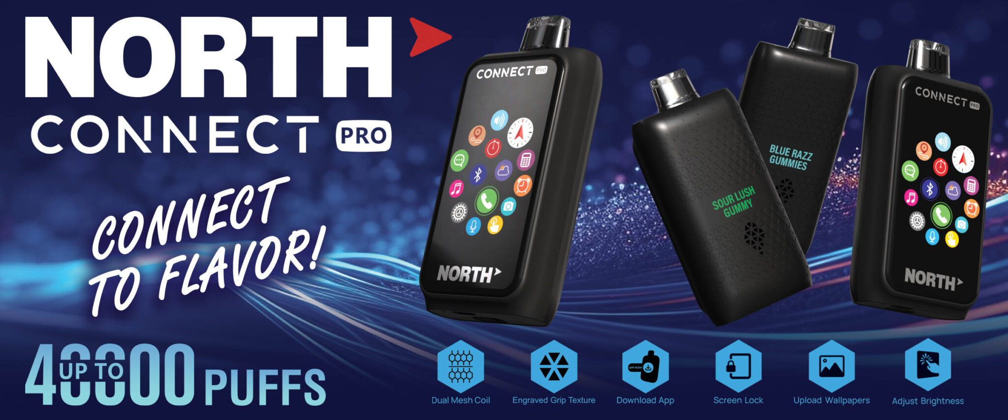 North Vape | Rechargeable, Disposable Vape With Over 40 flavors!